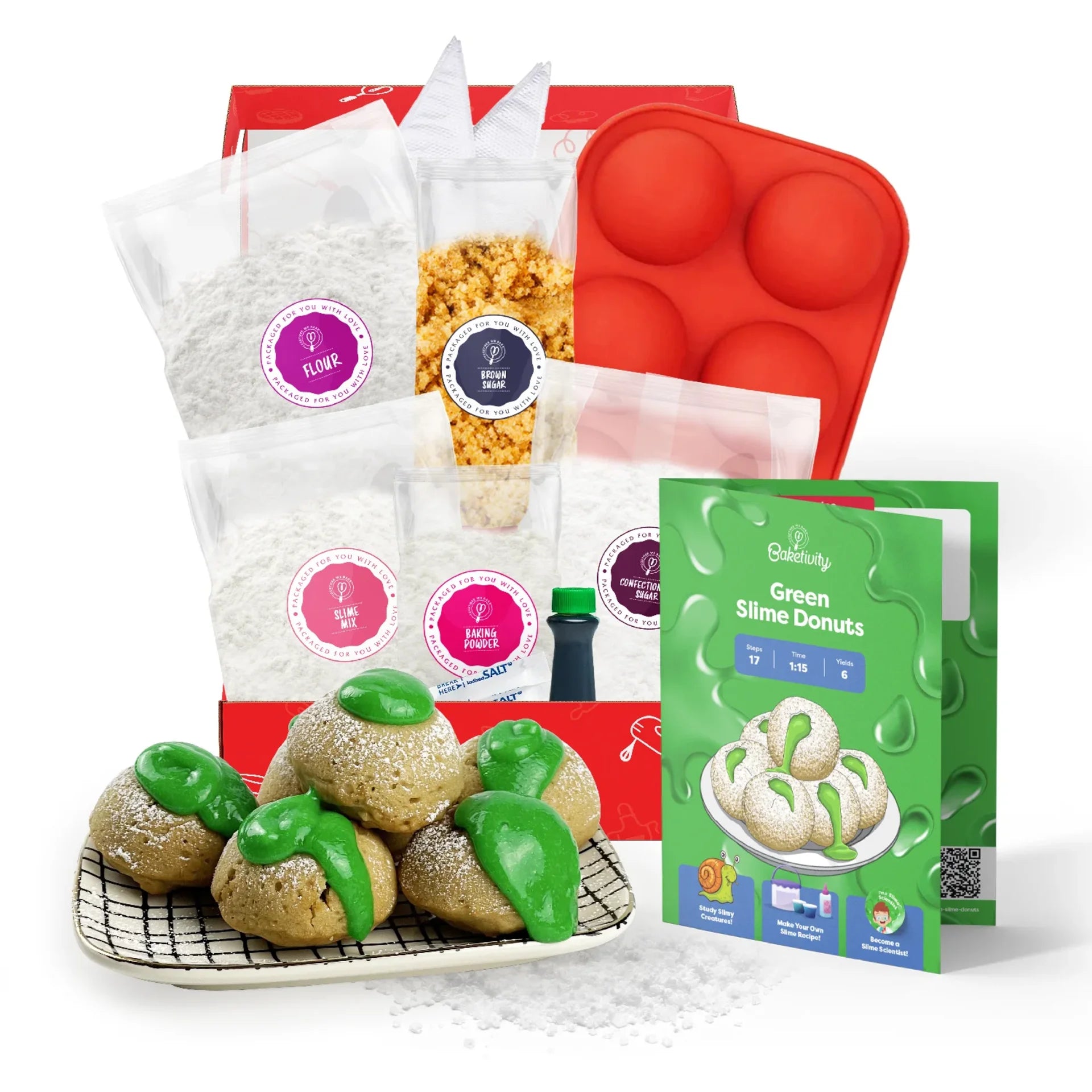 Green Slime Donuts Baking Kit – Baketivity