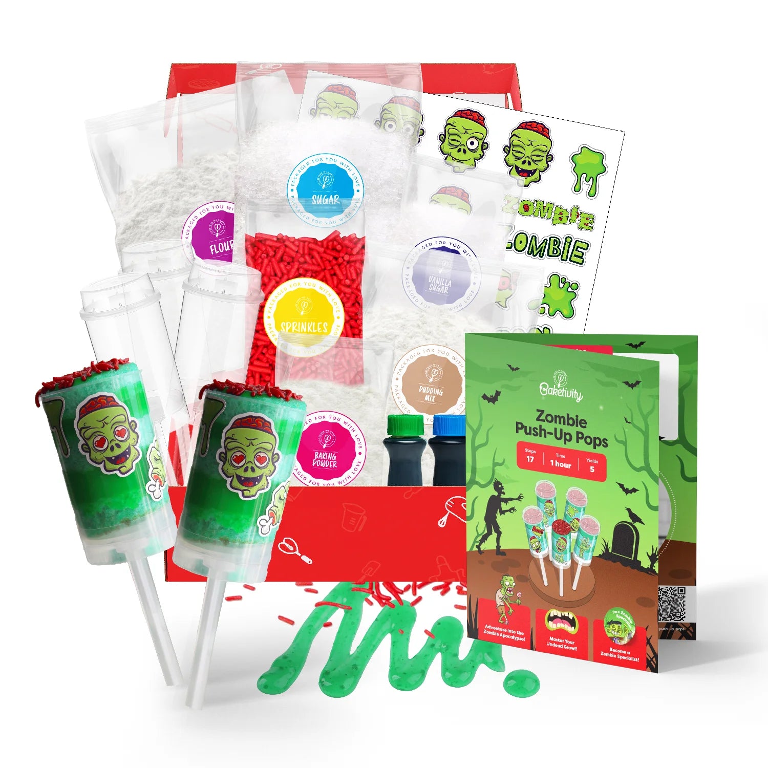 Zombie Push-Up Pops Baking Kit – Baketivity